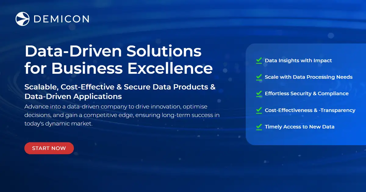 Data-Driven Applications for Your Growth – demicon