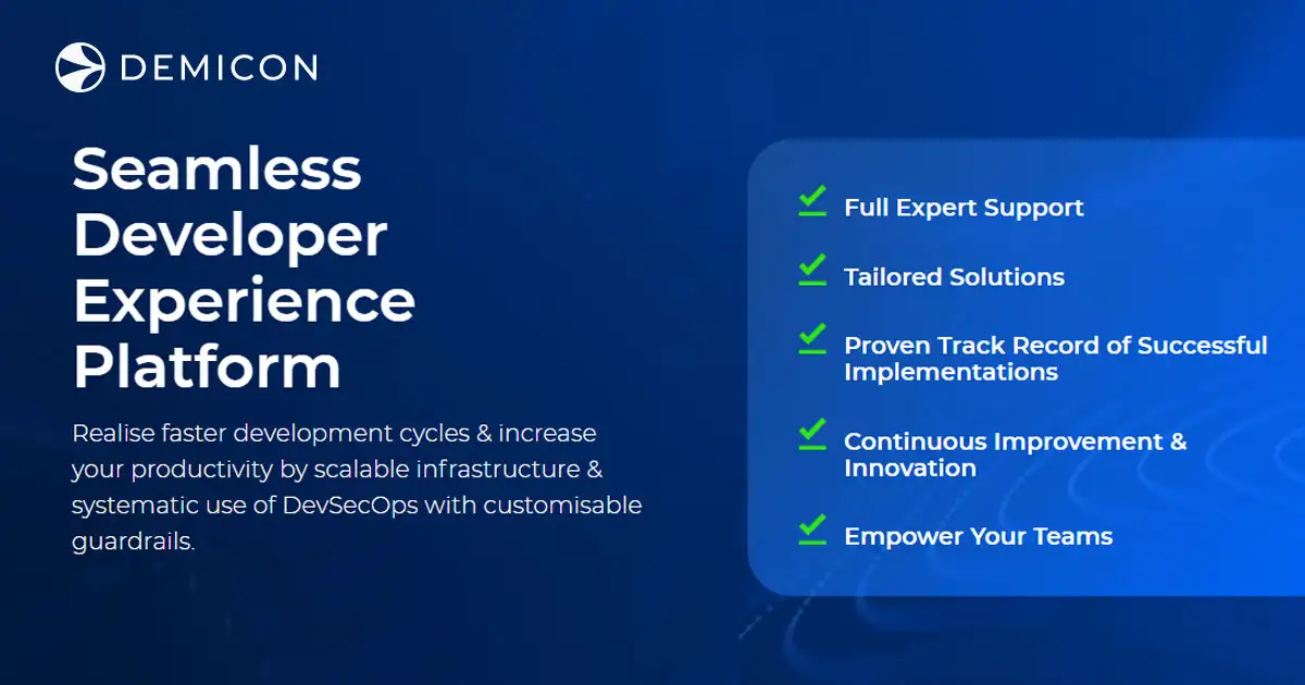 DevEx Solutions for Developer Teams – demicon