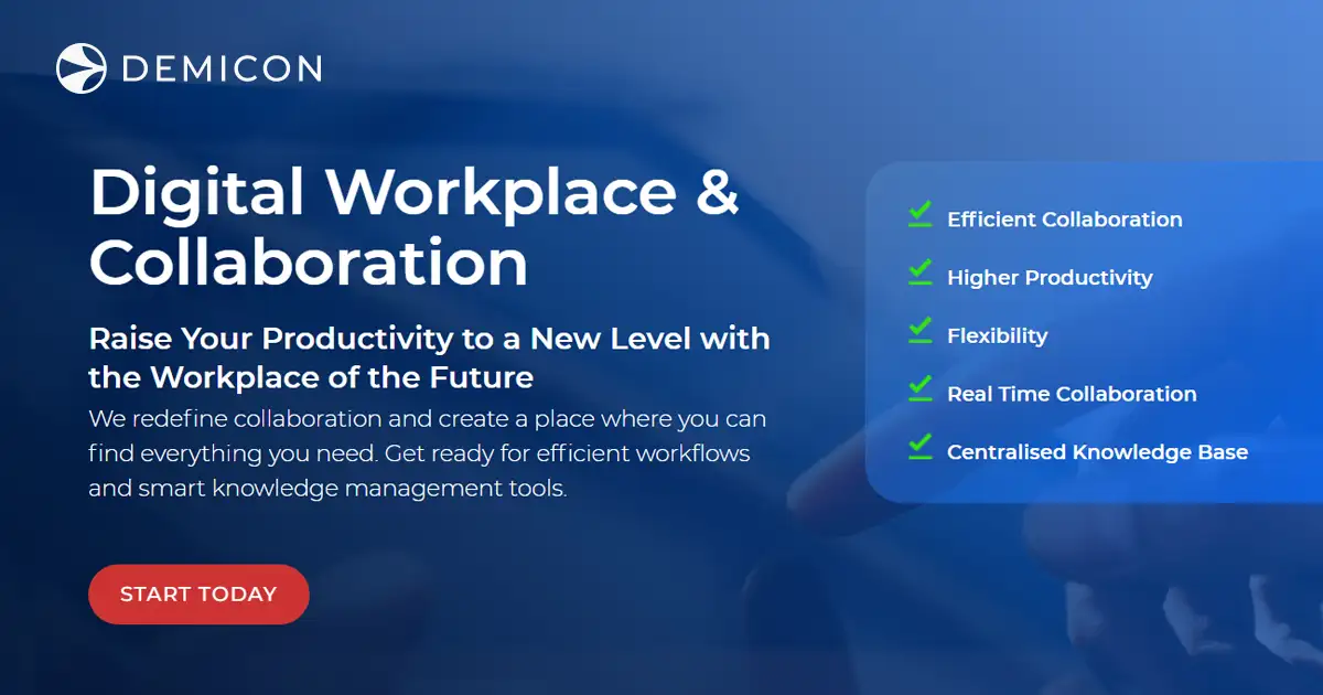 Optimise Digital Workplace & Team Collaboration – demicon